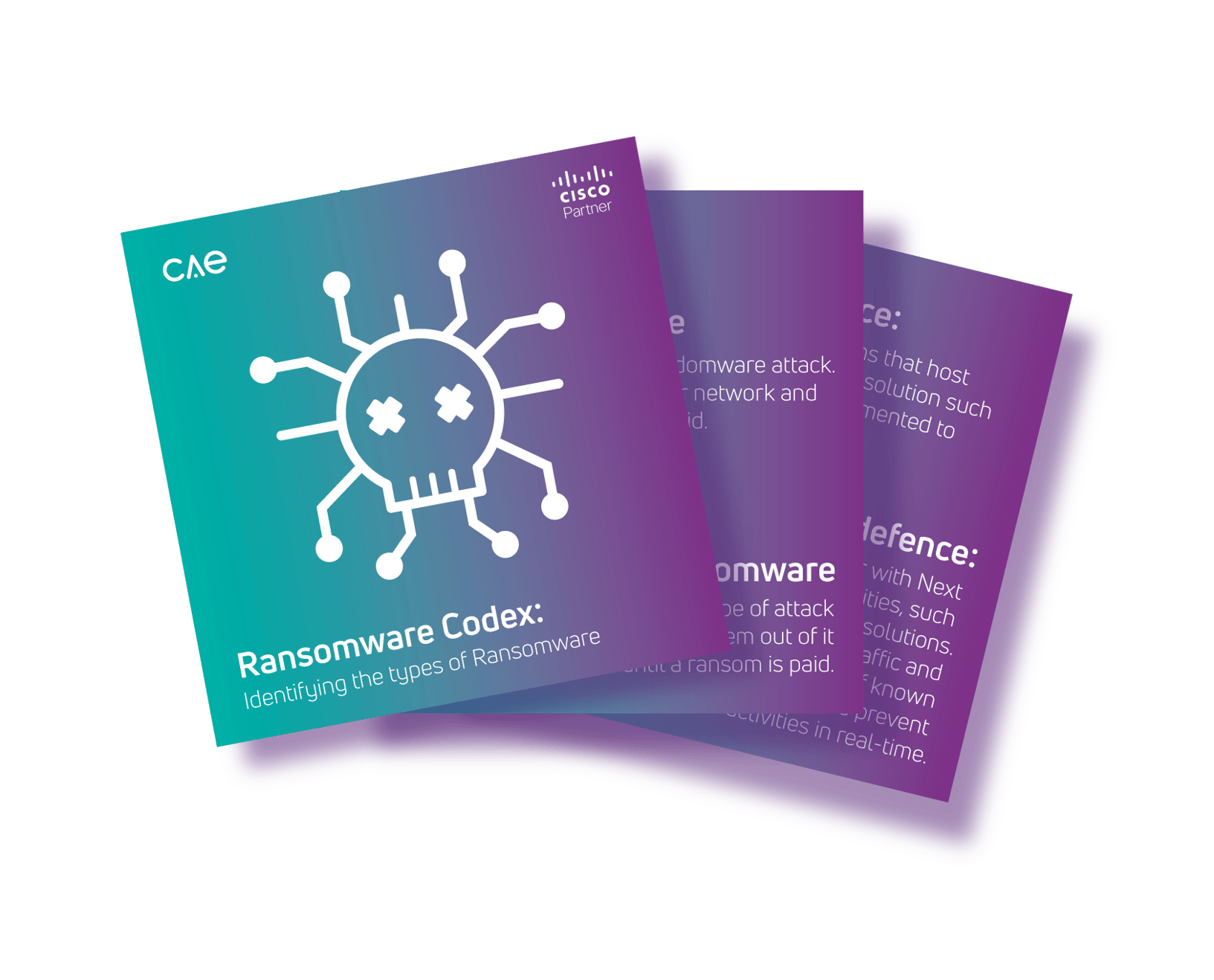 Ransomware Codex: know the threats - a CAE infographic