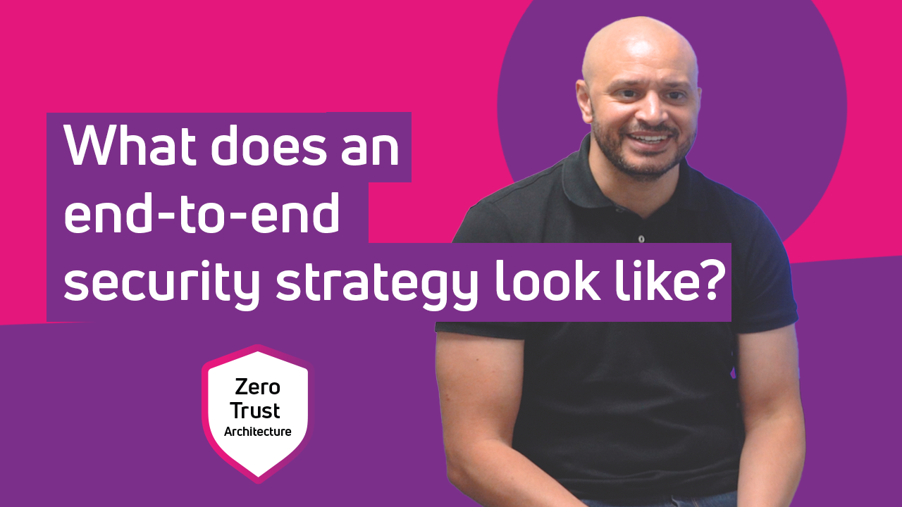 What is an end-to-end security strategy and why is it important?
